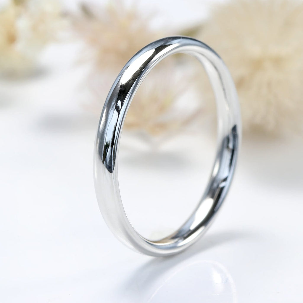3mm Platinum Comfort or Court Shape Wedding Ring – Size O 1/2 (Resize ...